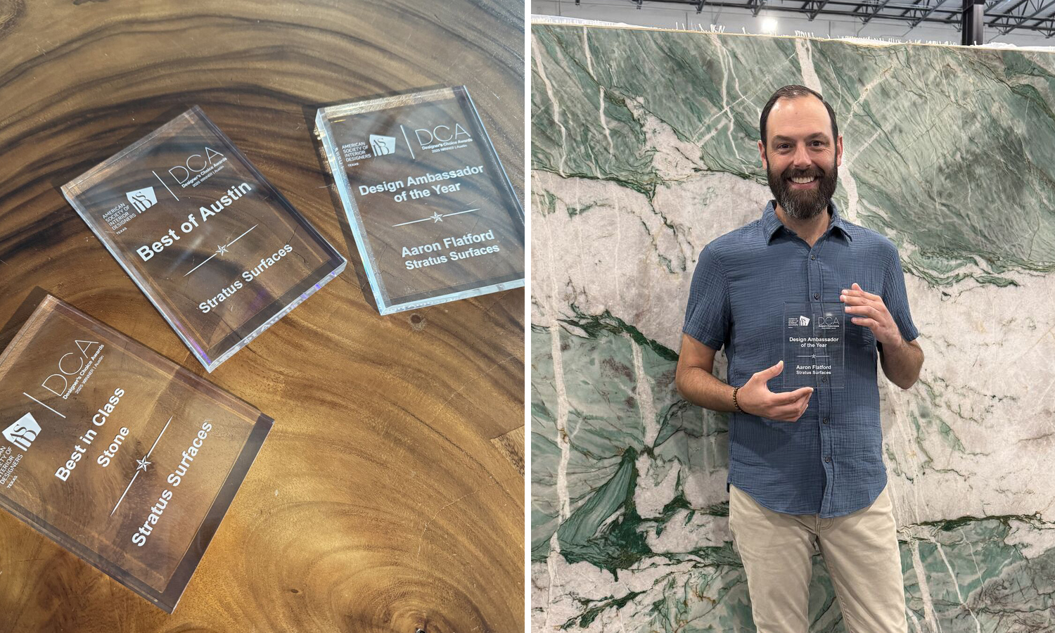 Stratus Surfaces Wins 2025 Austin Designer Awards